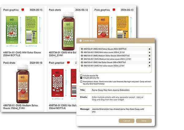 Artwork Management Software for Packaging Teams | Cway
